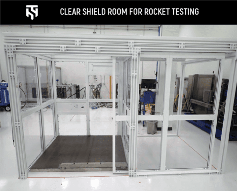 Polycarbonate Blast Room for Rocket Testing | TotalShield